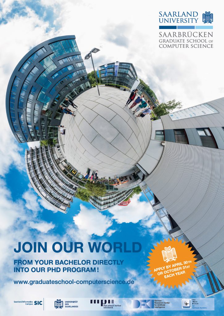 Saarbrücken Graduate School of Computer Science | Saarland University